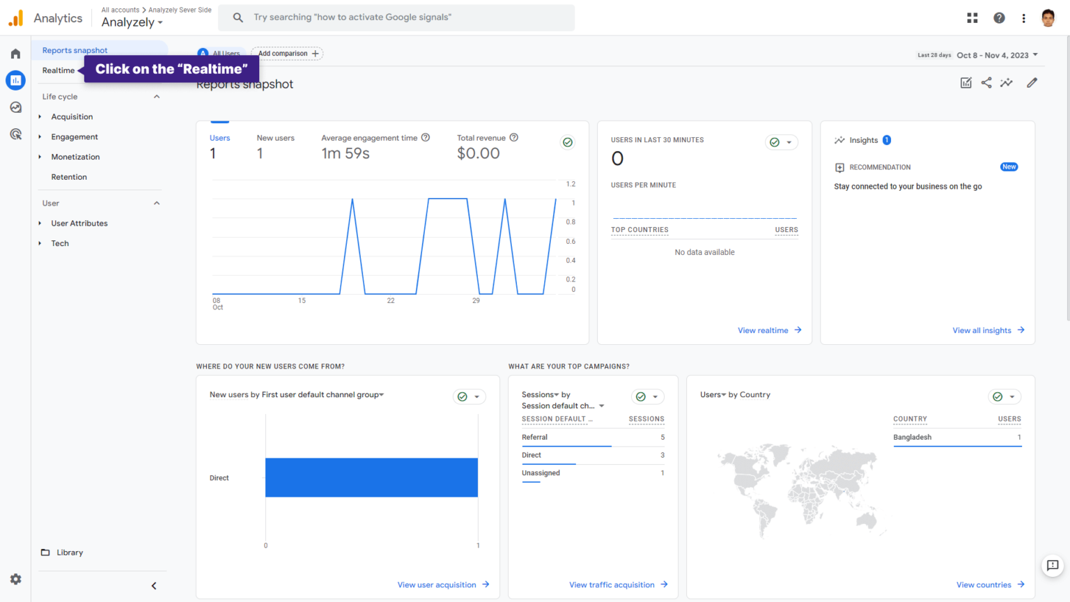 How to Test Events in Real Time in Google Analytics - GroPulse